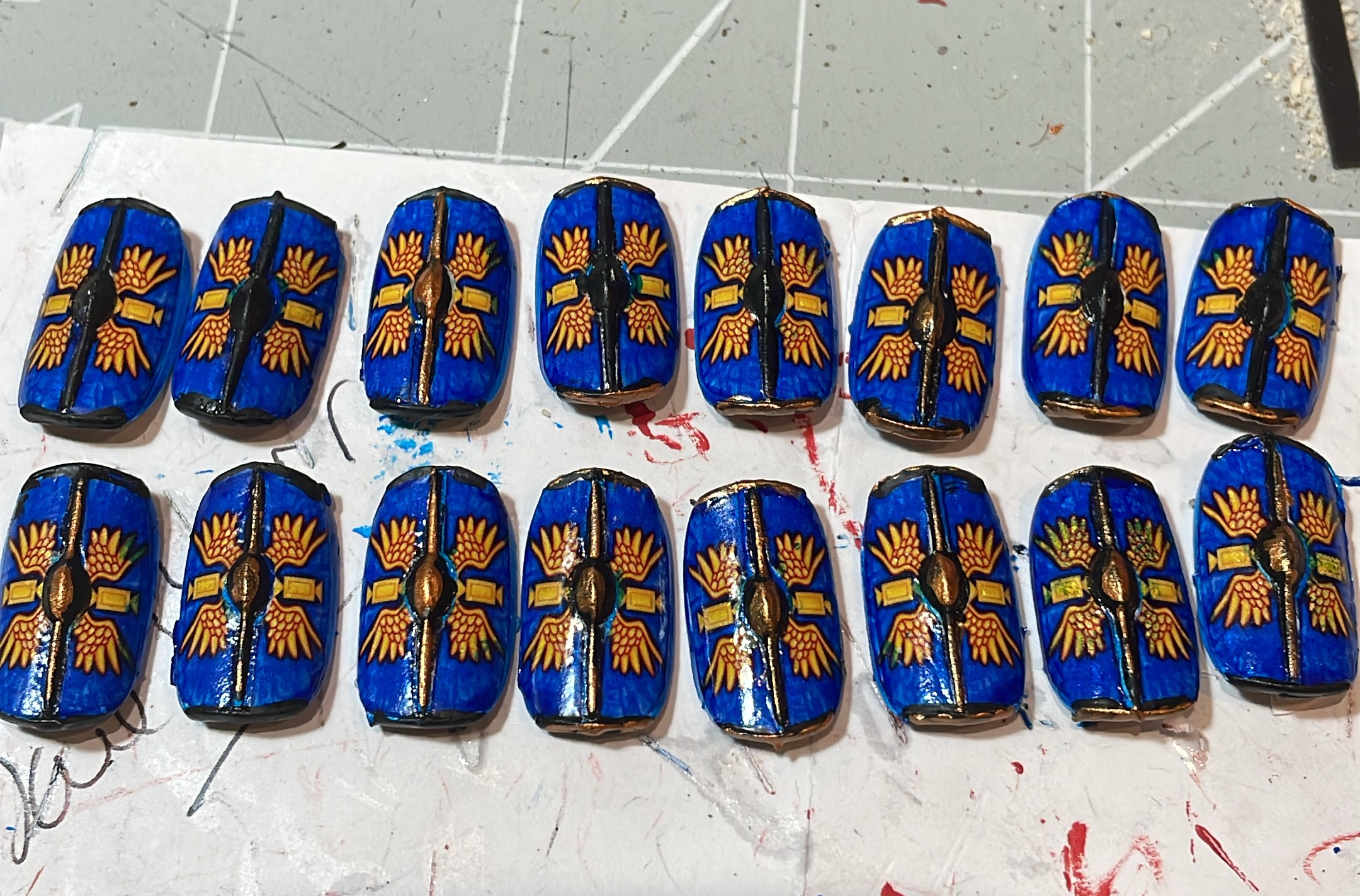 2024, Painting 28mm Republican Roman Legionaries from Foundry